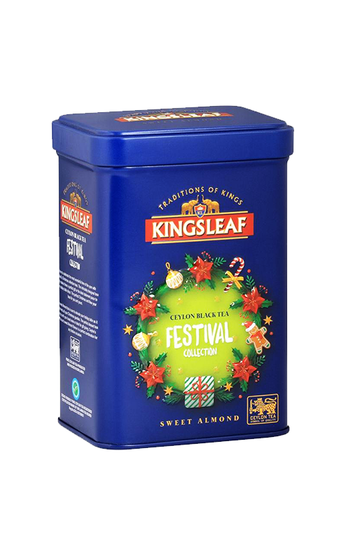 Basilur Kingsleaf Vị Hạnh Nhân Ngọt – 50g (Hộp Thiếc)